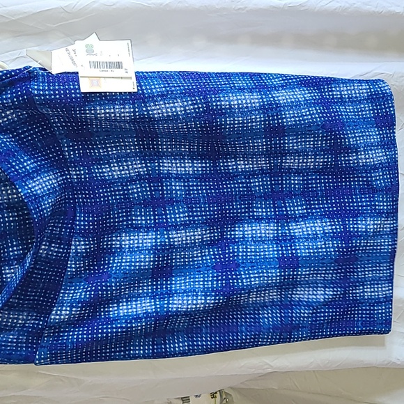 LuLaRoe | Skirts | Nwt Lularoe Blue White Pencil Skirt Sz Xl 2 Lularoe ...